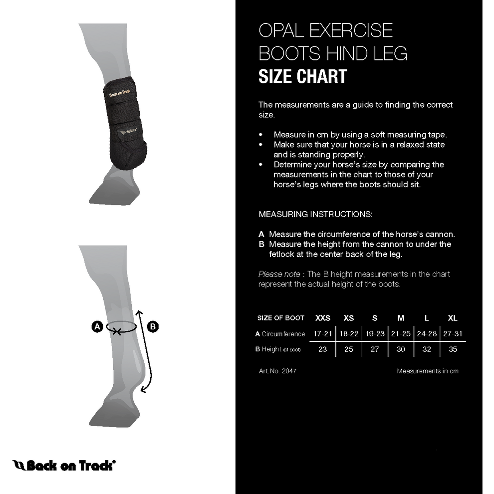 Opal Exercise Boots – Back on Track Products Australia